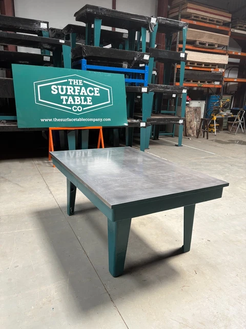 6FT X 4FT ENGINEERS CAST IRON SURFACE TABLE MARKING OUT WELDING UK ...