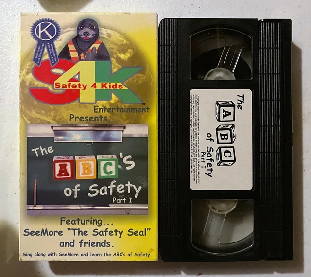 VHS: SAFETY 4 Kids: The ABC's of Safety: specia interest kids childrens ...