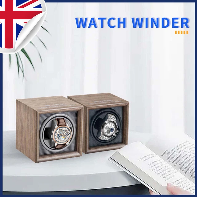 SINGLE AUTOMATIC WATCH Winder Electric Vertical Rotating Mechanical ...