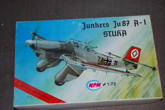1/72 MPM JUNKERS Ju.87A-1 Stuka German Early WWII Luftwaffe Dive Bomber ...