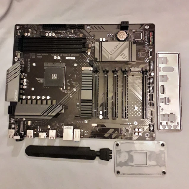 GIGABYTE B550 EAGLE WIFI6 Motherboard - AMD Ryzen 5000 G-Series CPUs 10 ...