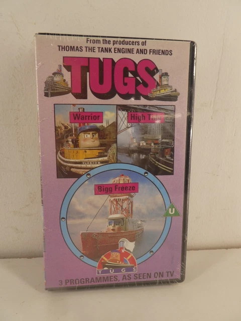 TUGS WARRIOR HIGH TIDE BIGG FREEZE THOMAS THE TANK PAL VHS VIDEO New ...