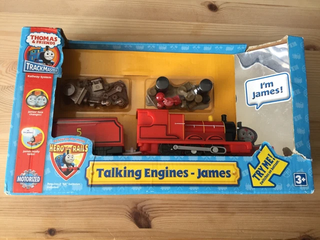 THOMAS THE TANK engine TALKING FLIP FACE JAMES for Trackmaster Train ...
