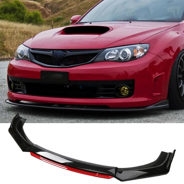 FRONT BUMPER LIP Body Spoiler Chin Splitter Black+Red Fit For Citroen DS3 UK #F £32.95 - PicClick UK