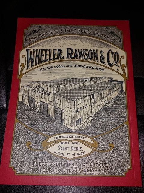RED DEAD REDEMPTION 2 Collector's Wheeler Rawson & Co Catalogue Book ...