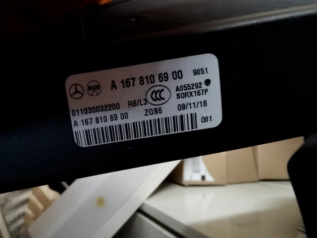 ORIGINAL MERCEDES GLS X167 Laderaumabdeckung Kofferraumabdeckung ...