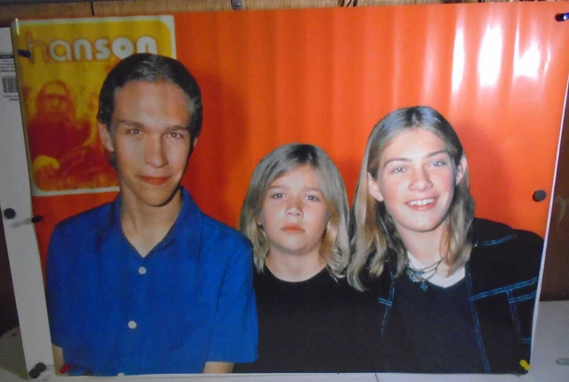 AFFICHE ROULÉE PYRAMID Hanson Pop Star Boy Band Années 90 Y2K Musique ...