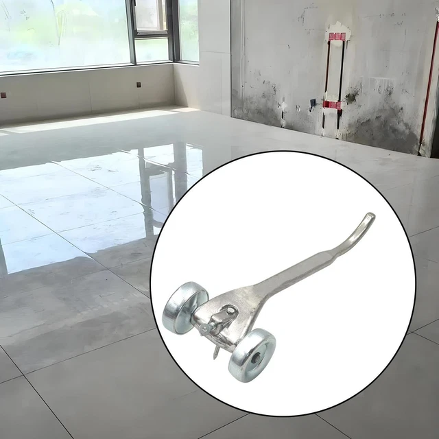 SKATE WHEEL RAKER Brick Wall Cleaner Grout Scraping Rake Tile Grout ...
