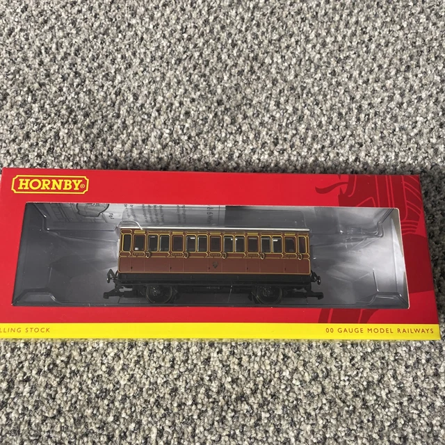 HORNBY R40116A LB&SCR 4 Wheel 3Rd Class Coach 881 With Lights Oo Gauge ...