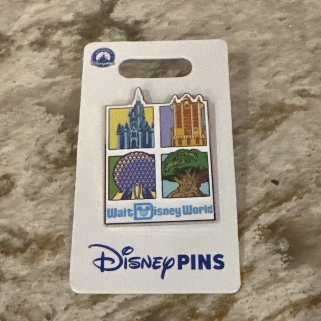 WALT DISNEY WORLD 4 Parks Pin 2025 Exclusive Disney Parks £22.52 ...