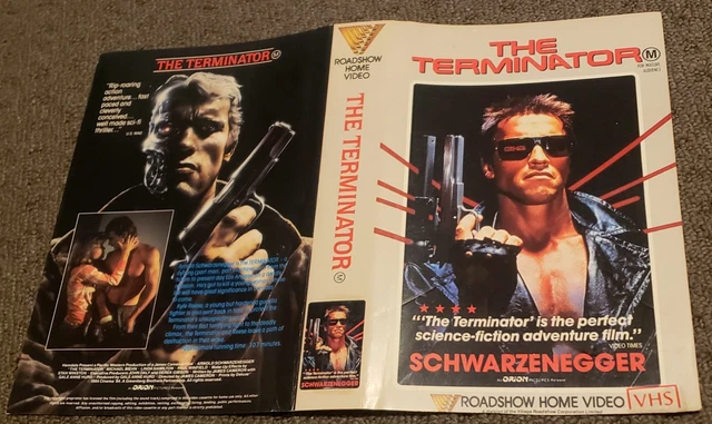 THE TERMINATOR VHS Slick Only Roadshow 1st Gen $15.00 - PicClick AU