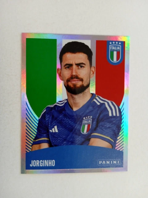 FIGURINA CALCIATORI PANINI AZZURRI 2023 JORGINHO n 117 CON VELINA EUR 1,00 - PicClick IT
