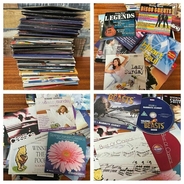25 X NEWSPAPER Magazine Promo DVD's & CD TV Films Music £4.99 - PicClick UK