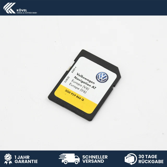 NAVI SD KARTE Navigation AT Europa / V6 VW Golf 7 5G0919866Q EUR 89,95 ...