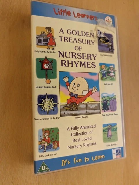 A GOLDEN TREASURY Of Nursey Rhymes -Vhs Small Box-Tempo Video-Pre ...