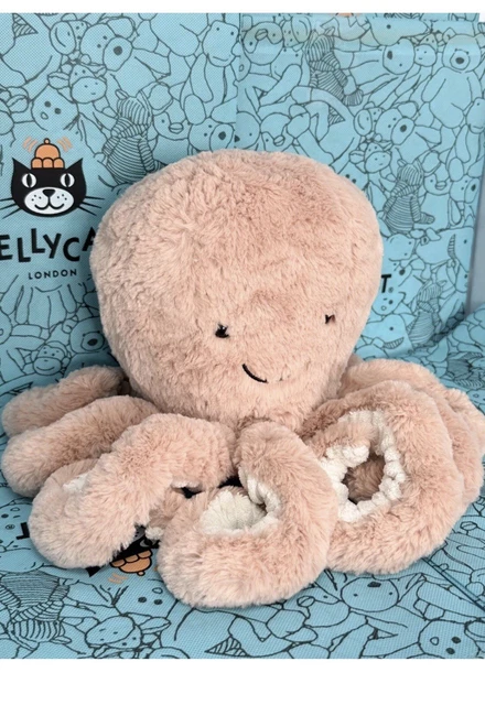 JELLYCAT OCTOPUS ODELL New Octopus 49cm New With Tags With Dust Bags £ ...