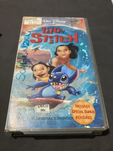 LILO AND STITCH VHS Video Tape Walt Disney UNTESTED $5.00 - PicClick AU