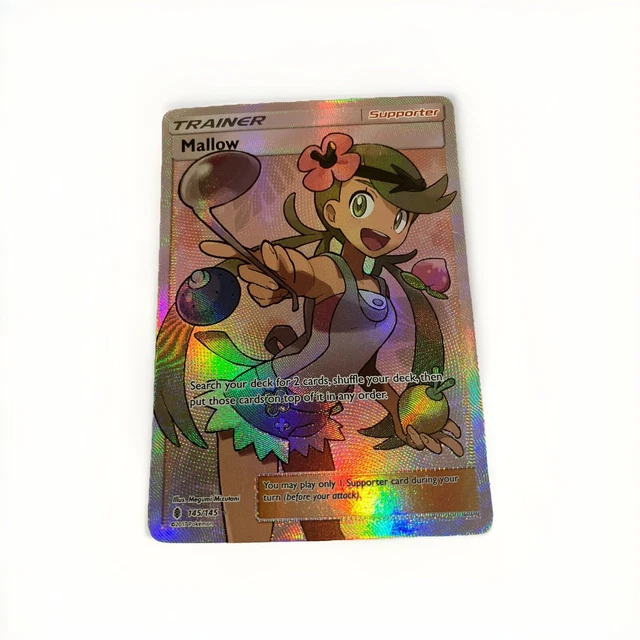 POKÉMON TCG SUN & Moon Guardians Rising Mallow 145/145 Full Art Ultra ...