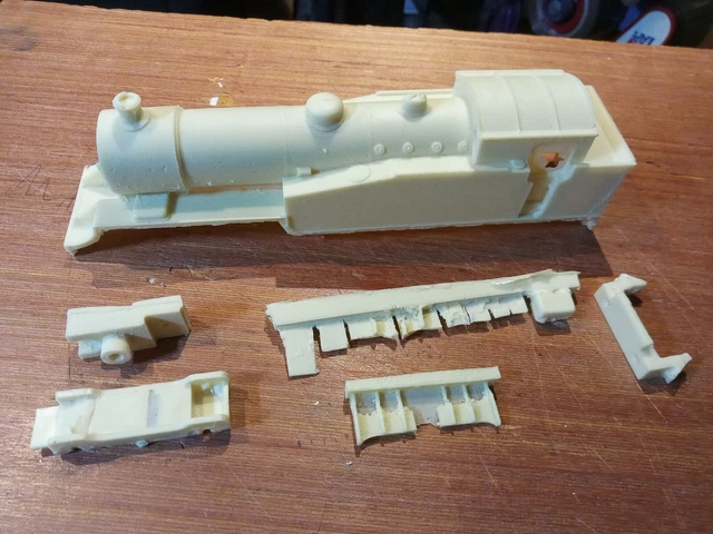 LSWR/SR/BR G16 4-8-0T 4mm scale resin loco body, fits Hornby (China) 8F ...