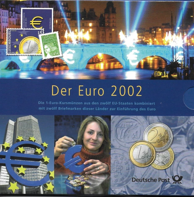 DER EURO 2002 - Münzen und Briefmarken Die 1 Euro Kursmünzen der 12 EU ...