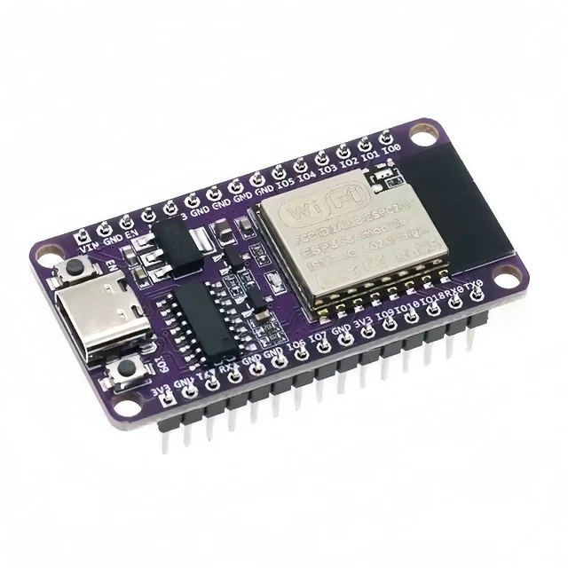 C2 DEVELOPMENT BOARD with WiFi BLE 13 GPIO Ports for Peripheral Control ...