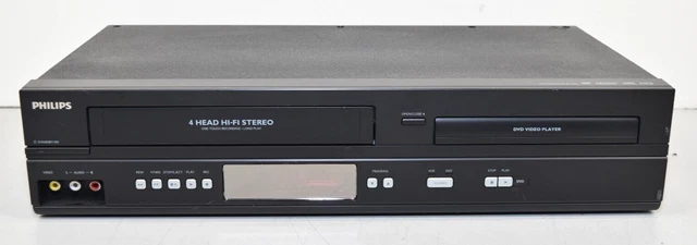 PHILIPS DVP3345VB/F7 DVD VCR Combo Player VHS Recorder £63.12 - PicClick UK