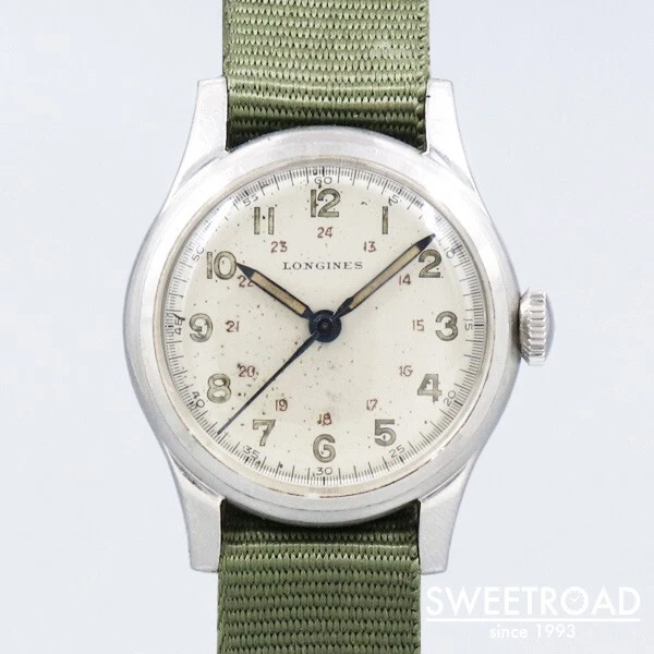 LONGINES CHIFFRES ARABES Cal.10L Manuel Automatique 40mm Inoxydable ...