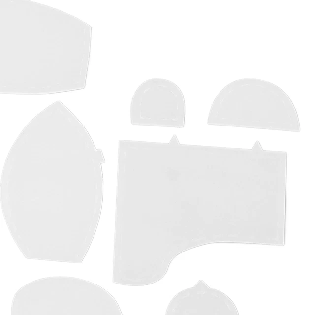 30 PCS MEMORY Bear Template Ruler Set Memory Bear Sewing Patterns ...