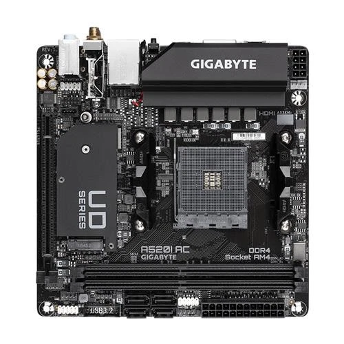 GIGABYTE AM4 MOTHERBOARD AMD A520 Mini ITX A520I AC £114.56 - PicClick UK