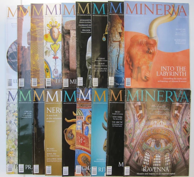 (18) MINERVA MAGAZINES from 2020-2023 Ancient Art And Archaeology Sold ...
