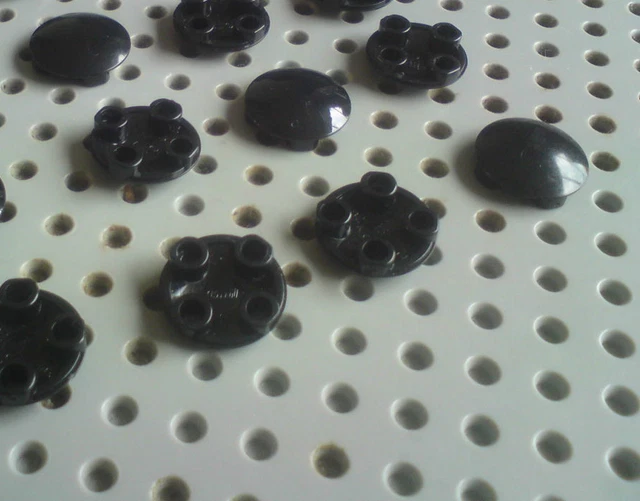 LEGO DISH/CASTOR 2X2 [2654] Noir x80 EUR 8,28 - PicClick FR