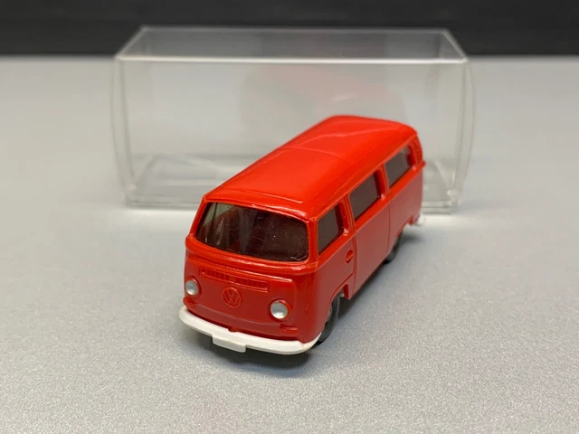 VOLKSWAGEN VW T2 Bus Personen Fenster Wagen rot red Wiking H0 1:87 EUR ...