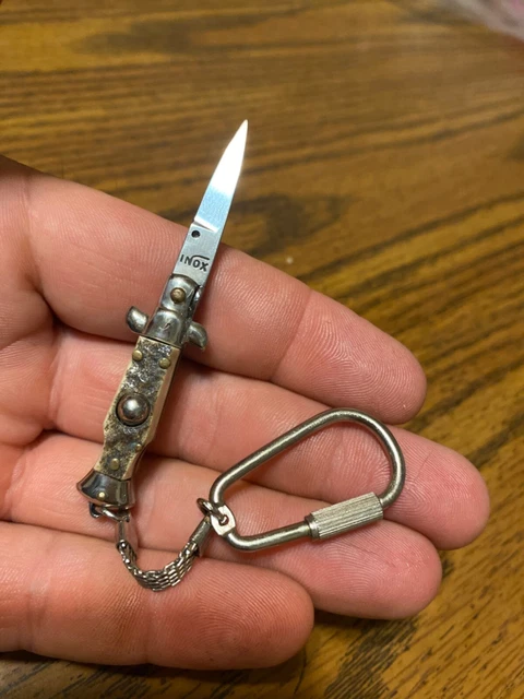 VINTAGE INOX STAG Handle Key Chain Knife Lock Blade $25.00 - PicClick