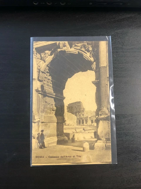 CARTOLINA ROMA COLOSSEO Dall'arco Di Tito Nuova Non Viaggiata EUR 10,39 ...