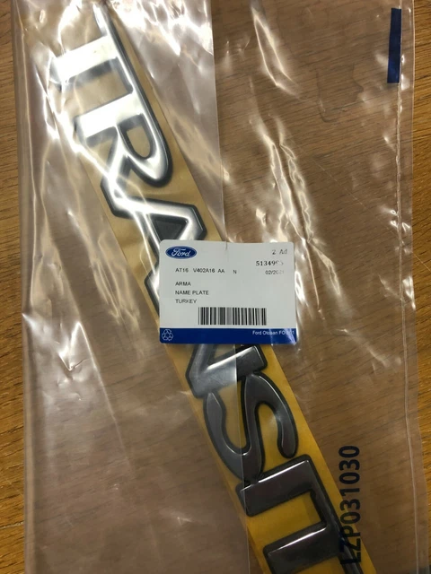 BADGE EMBLEM REAR Door Name Plate Genuine For Ford Transit 5134996 27 badge-emblem-rear-door-name-plate-genuine-for-ford-transit-5134996-27