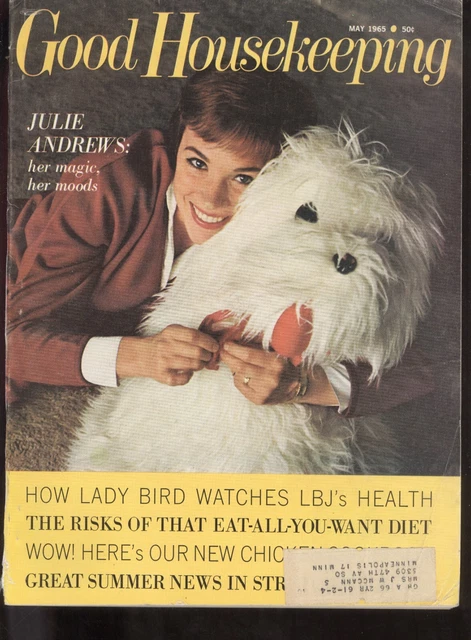 1965 GOOD HOUSEKEEPING Magazine: May - Julie Andrews/Lady Bird Johnson ...