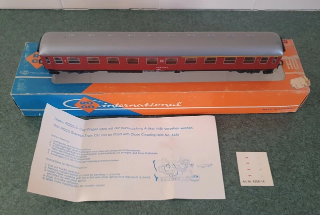 ROCO HO INTERNATIONAL Sj Express Train Car In Original Box 4257B £14.99 ...