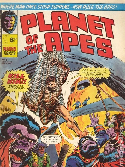 PLANET OF THE Apes Magazine #5 VG 1974 Stock Image Low Grade £5.42 ...