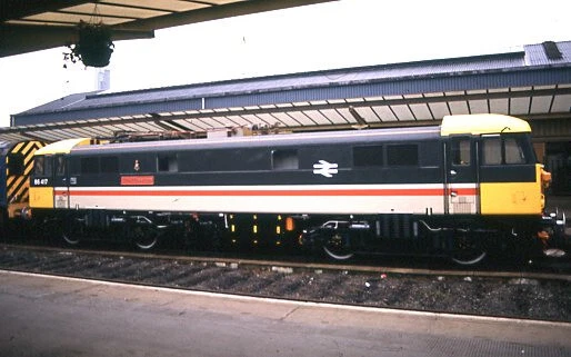 ORIGINAL COLOUR SLIDE of ex works 86417 class 86 electric loco £1.45 ...