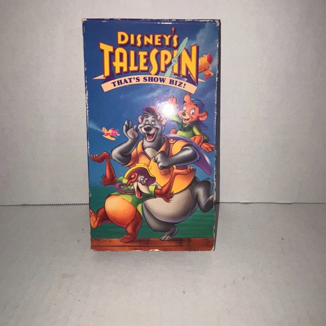 WALT DISNEY TALESPIN Volume 2 THAT'S SHOW BIZ Vhs Video Tape 1991 GUC ...