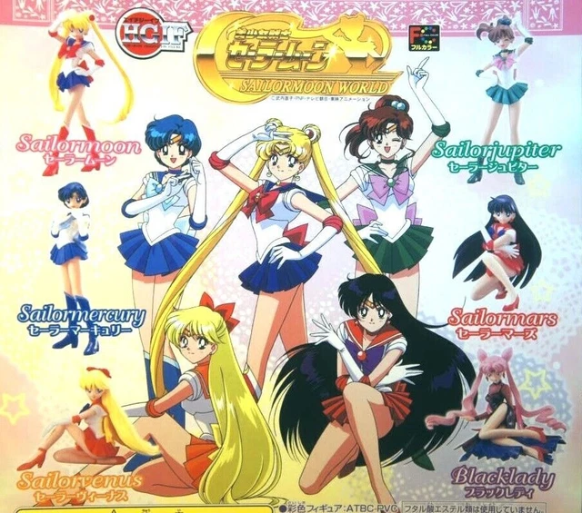 FIGURINE SAILOR MOON HGIF WORLD 1 BANDAI JAPON Ensemble Gashapon x 6 ...