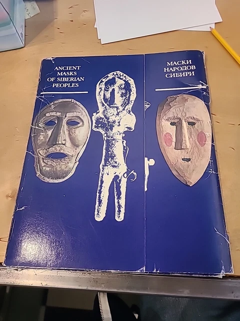 ANCIENT MASKS OF Siberian Peoples Book Russian Color Plates Russia £200 ...