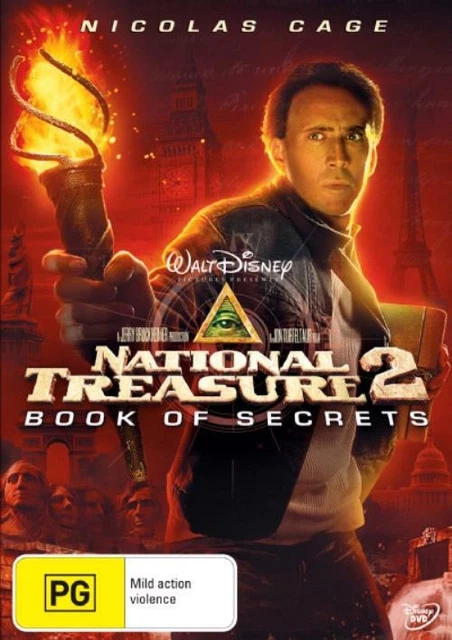 NATIONAL TREASURE 2 - Book Of Secrets (DVD, 2007) $4.99 - PicClick AU