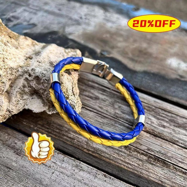 SUPPORT UKRAINE - Ukrainian Bracelets Ukraine Wristband Flag Color ю⭐ ...