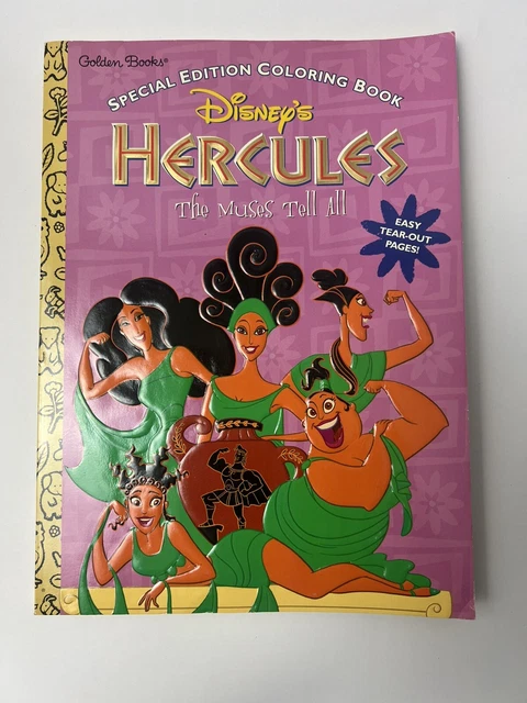 GOLDEN HERCULES DISNEY Special Edition Coloring Book 1997 New £10.21 ...