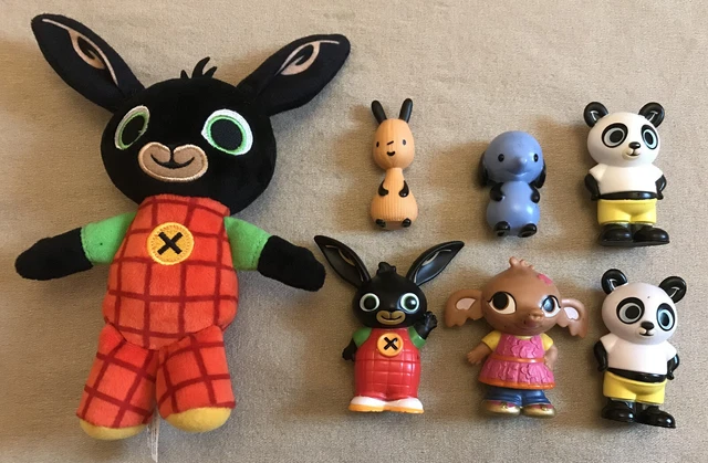 CBEEBIES BING BUNNY Toys Figures Bundle: Bing, Pando, Sula, Flop & Amma ...