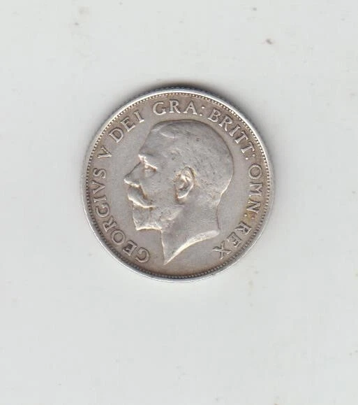 NICE 1914 GEORGE V World War One Silver (.925) Shilling, AVF £5.50 ...
