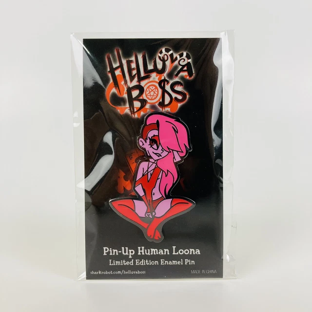HELLUVA BOSS PIN-UP Human Loona Limited Edition Enamel Pin Vivziepop ...