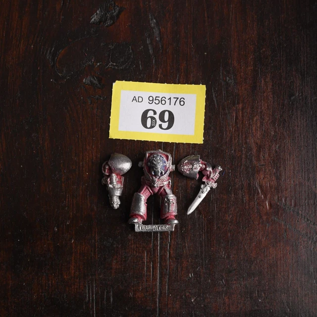 VINTAGE 40K SPACE Marine Terminator Flamer Power Sword Rogue Trader ...