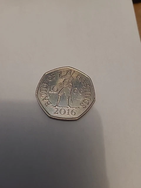 2016 BATTLE OF Hastings 1066 50p Circulated Coin Fifty Pence £1.50 ...